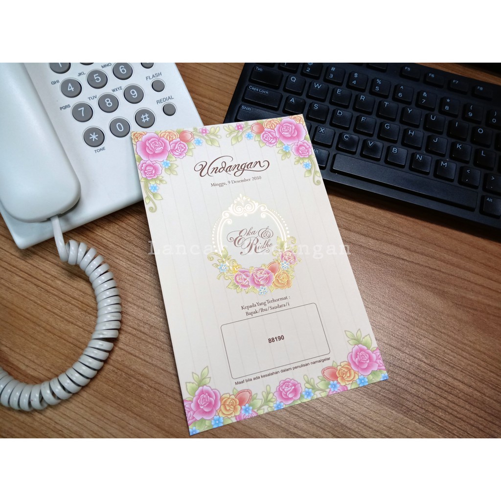 Jual UNDANGAN PERNIKAHAN / UNDANGAN MEWAH / UNDANGAN BAGUS / UNDANGAN ...