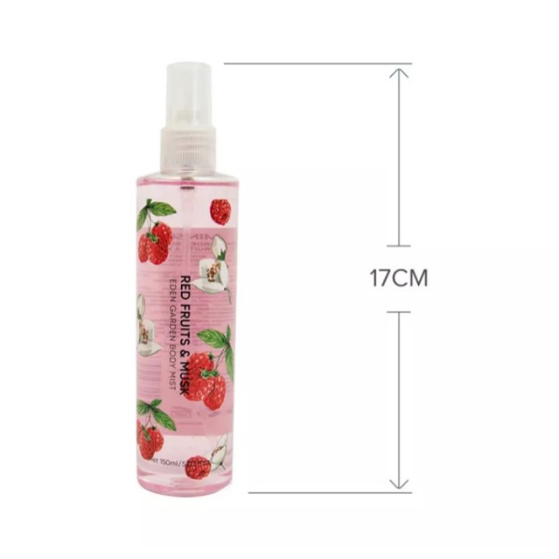 Jual MINISO EDEN GARDEN BODY MIST SPRAY / BODY MIST MINISO 150 ML ...