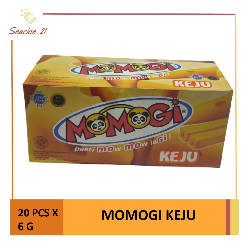 Jual Wafer Momogi Rasa Keju ( 1 Pack isi 20 pcs x 6 gr) | Shopee Indonesia