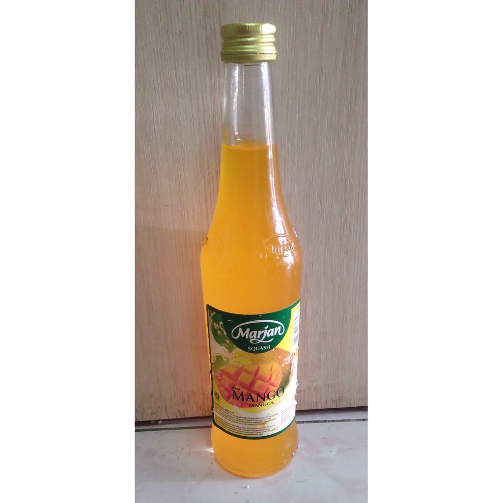 Jual sirup marjan mangga 425 ml squash mangga manggo syrup | Shopee ...