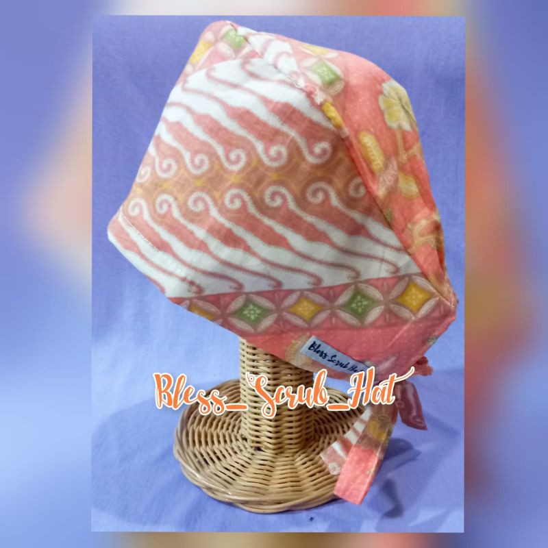 Jual Topi Bedah / Nurse Cap/ Sugical cap/ Topi Motif/Batik | Shopee ...