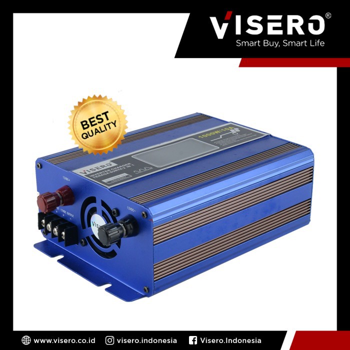 Jual Power Inverter Visero + Solar Control 20A 1000W (VIO-1000W ISC ...