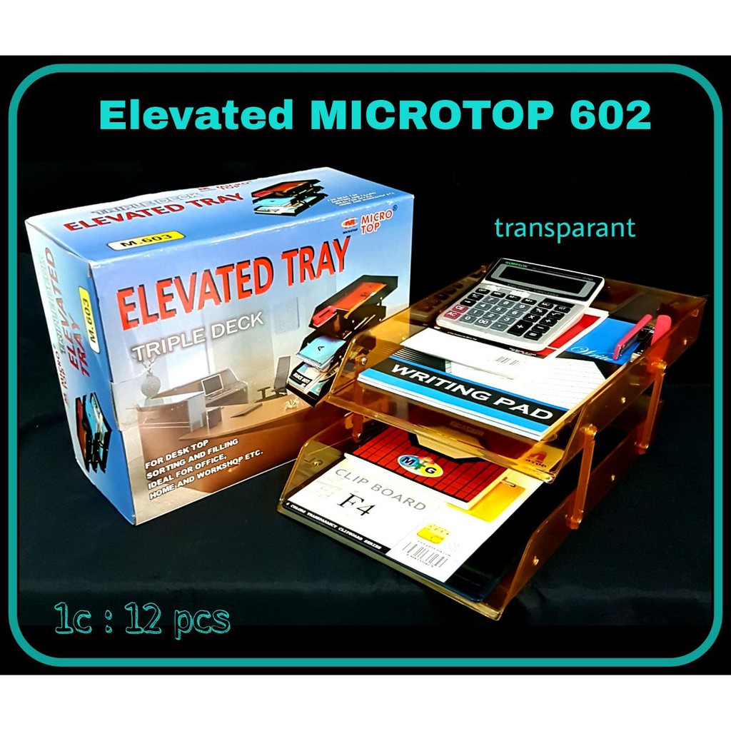 Jual Paper tray - elevated tray - rak dokumen 2 susun bak surat ...