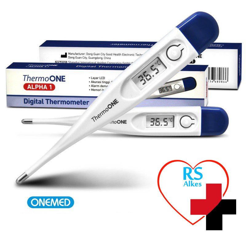 Jual Termometer Digital Onemed Alpha 1 Thermometer Onemed Termometer ...