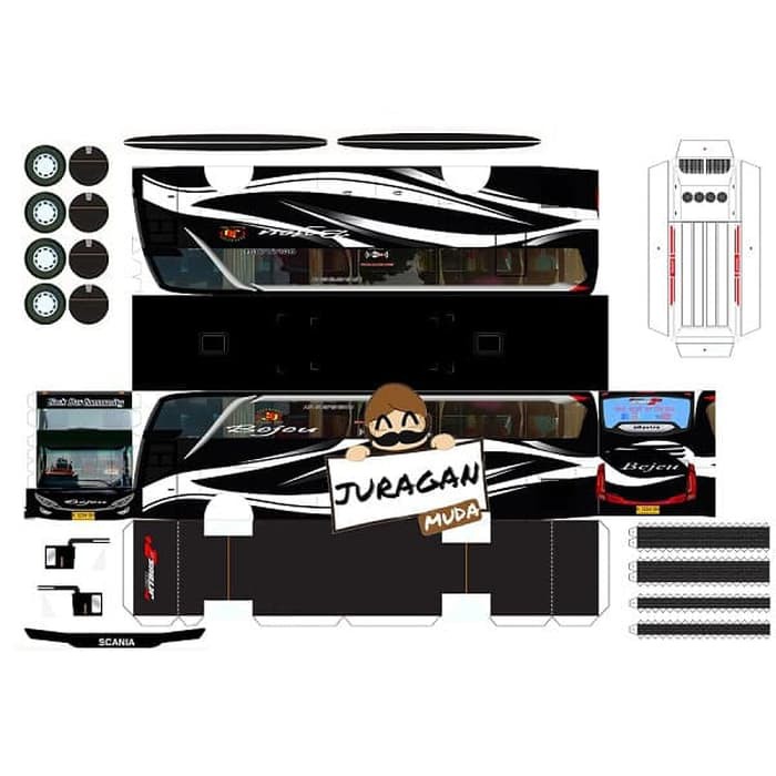 Jual DIY Miniatur Bus Bejeu Papercraft Lembaran | Shopee Indonesia