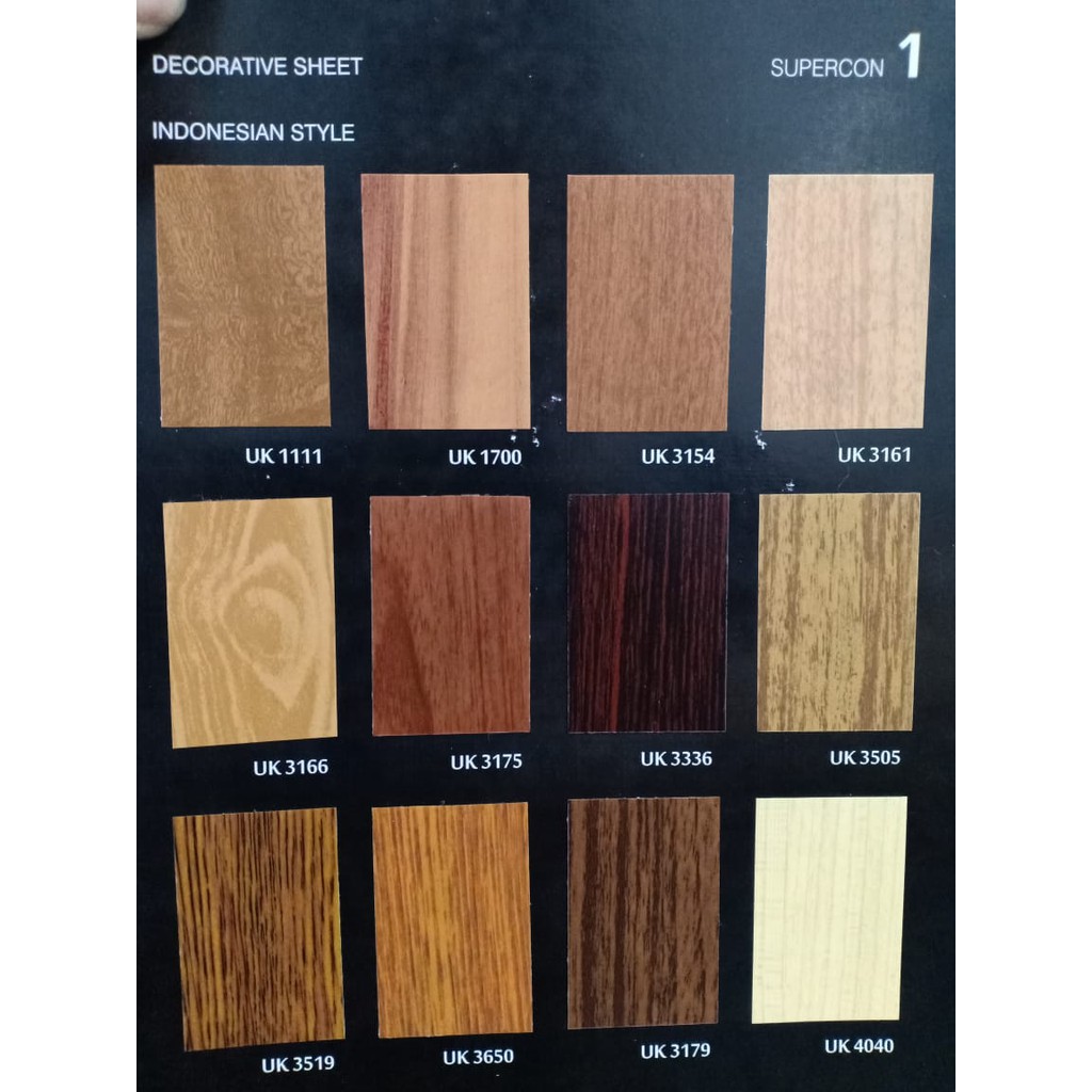 Jual SUPERCON WOODGRAIN SHEET ( URAT KAYU ) PVC SHEET URAT KAYU ...