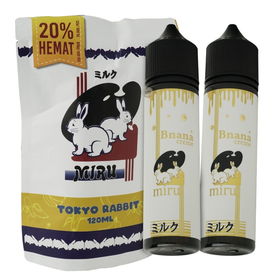 Jual Liquid Miru Tokyo Rabbit 60ML by Jozojo Brewery - Authentic Liquid ...