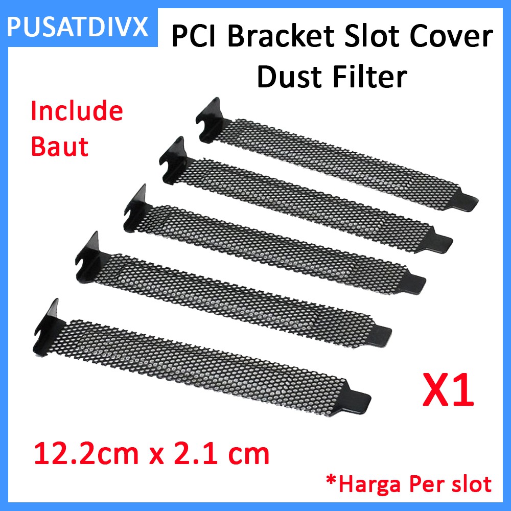 Jual SANJI PCI BRACKET SLOT COVER DUST FILTER BLANK PANEL CASING CASE ...