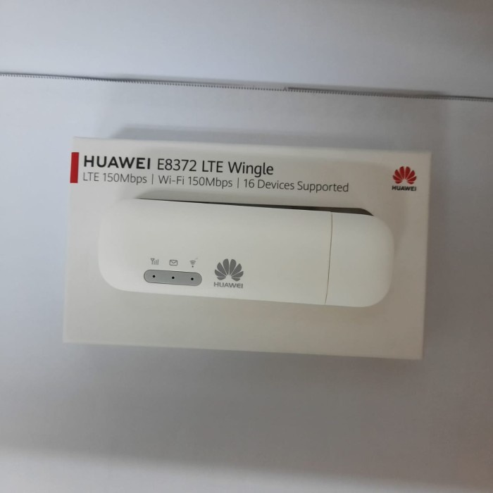 Jual MODEM HUAWEI E8372 WINGLE 4G LTE 150MBPS NO SLOT ANTENA+TELKOMSEL ...