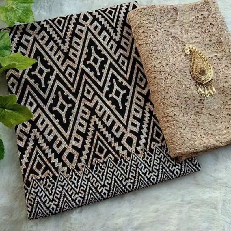 Jual BATIK FASHION MOTIF WAJIK ASMAT SET BURKAT | Shopee Indonesia