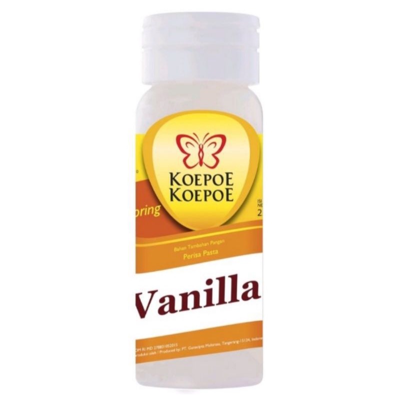 Jual 25 ML PASTA VANILA KOEPOE KOEPOE KUPU / PERISA VANILI / VANILLINE ...