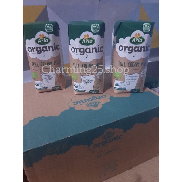 Jual Arla Organic Full Cream Uht 200 ml | Shopee Indonesia