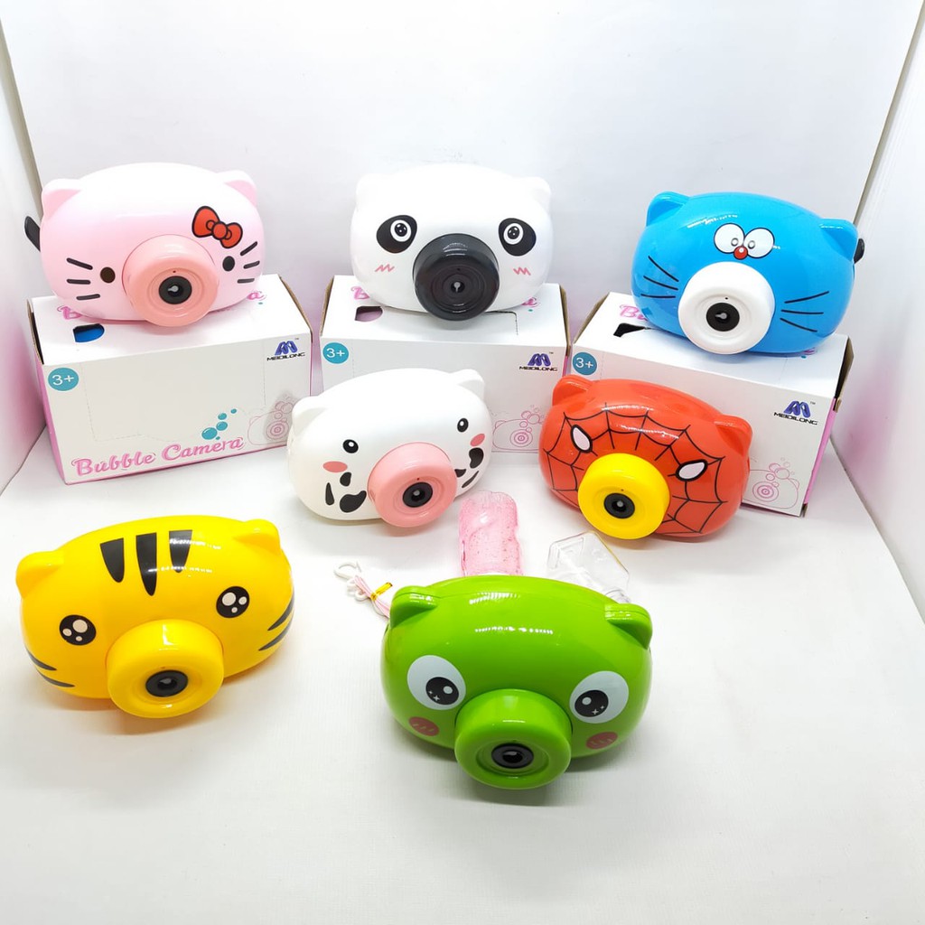 Jual Bubble Kamera / Camera gelembung busa ada music dan lampu duck ...
