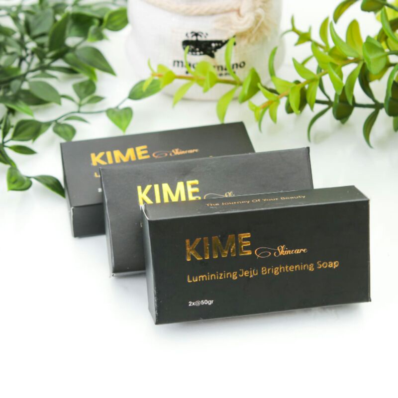 Jual Sabun KIME Skincare Luminizing Jeju original 1 pack isi 2 | Shopee ...