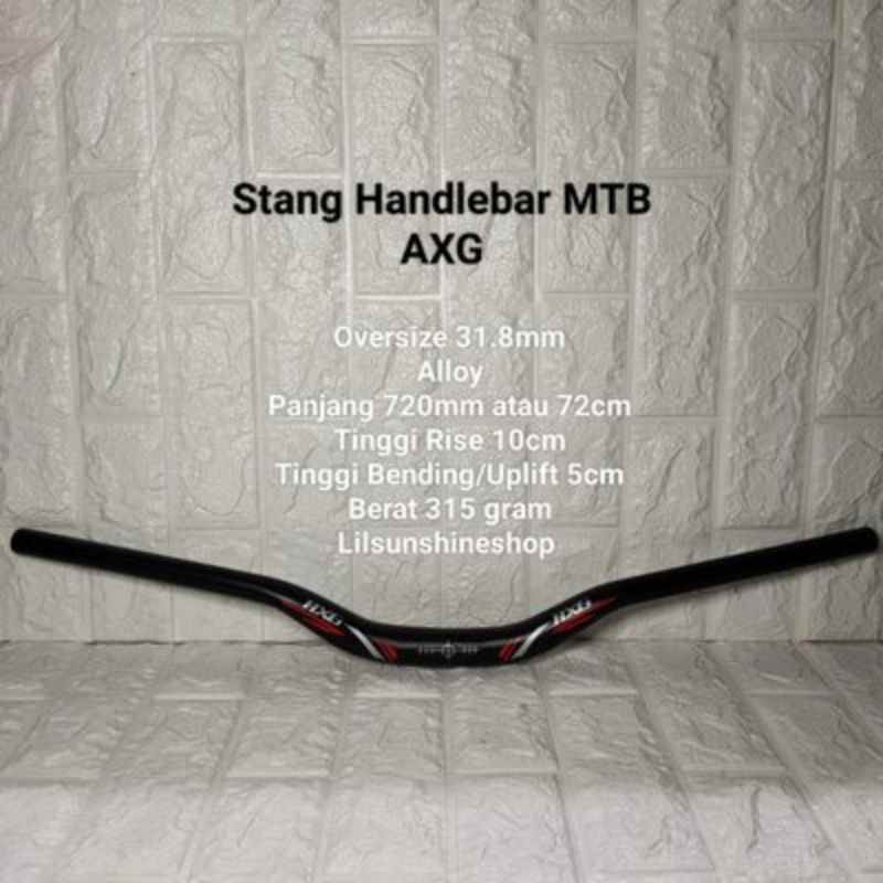 Jual Handlebar Stang Setir MTB AXG 31.8x720mm Alloy | Shopee Indonesia