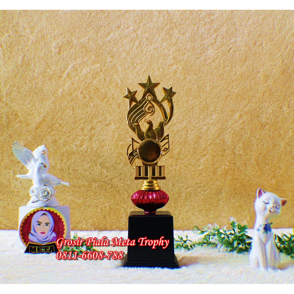 Jual PIALA/TROPHY SET 123 GOLD MURAH GROSIR PIALA MTQ WISUDA TK LOMBA TARI BOLA VOLLY PRAMUKA ...