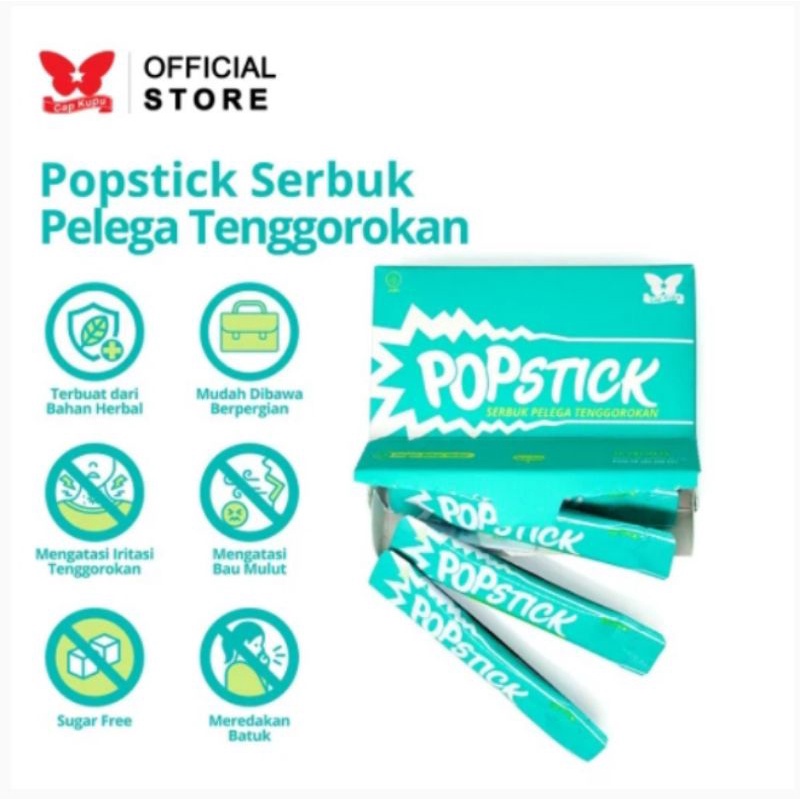 Jual Popstick - Permen Serbuk Pelega Tenggorokan - isi 10 sachet ...