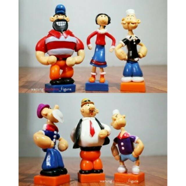 Jual Figure Popeye Set 6pcs | Shopee Indonesia