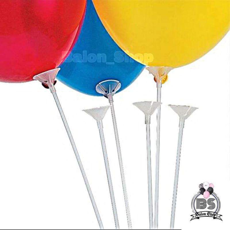 Jual 1 Pack STICK BALON / TANGKAI BALON / GAGANG BALON WARNA WARNI ...