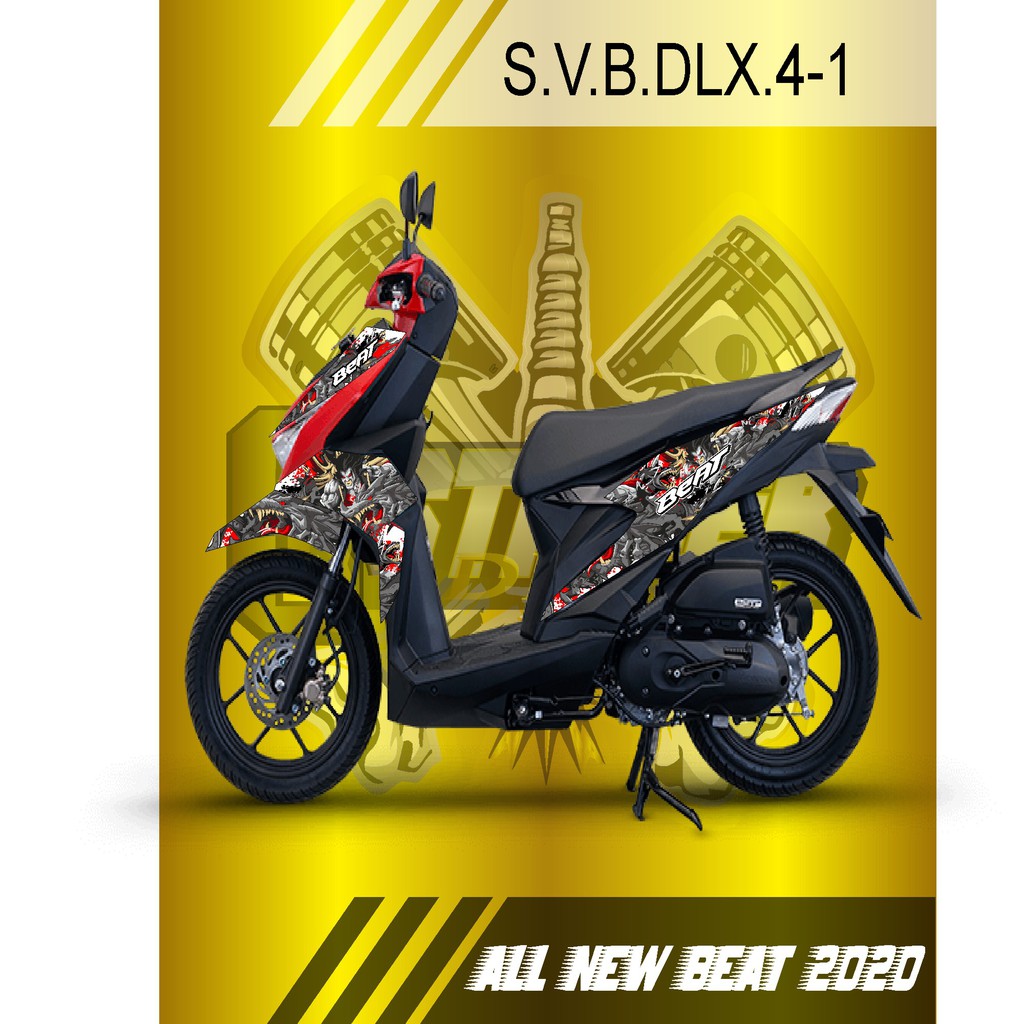 Jual Striping beat fi/Beat deluxe,cbs,iss beat street 2022 , 2021 ...
