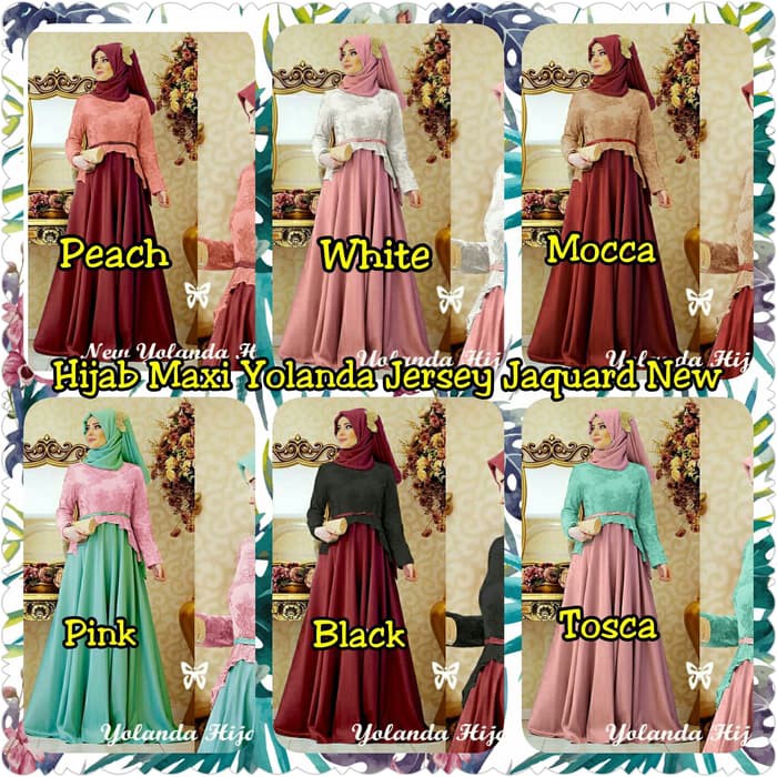 Jual Hijab Maxi Yolanda Jersey dan Jumbo Yolanda | Shopee Indonesia