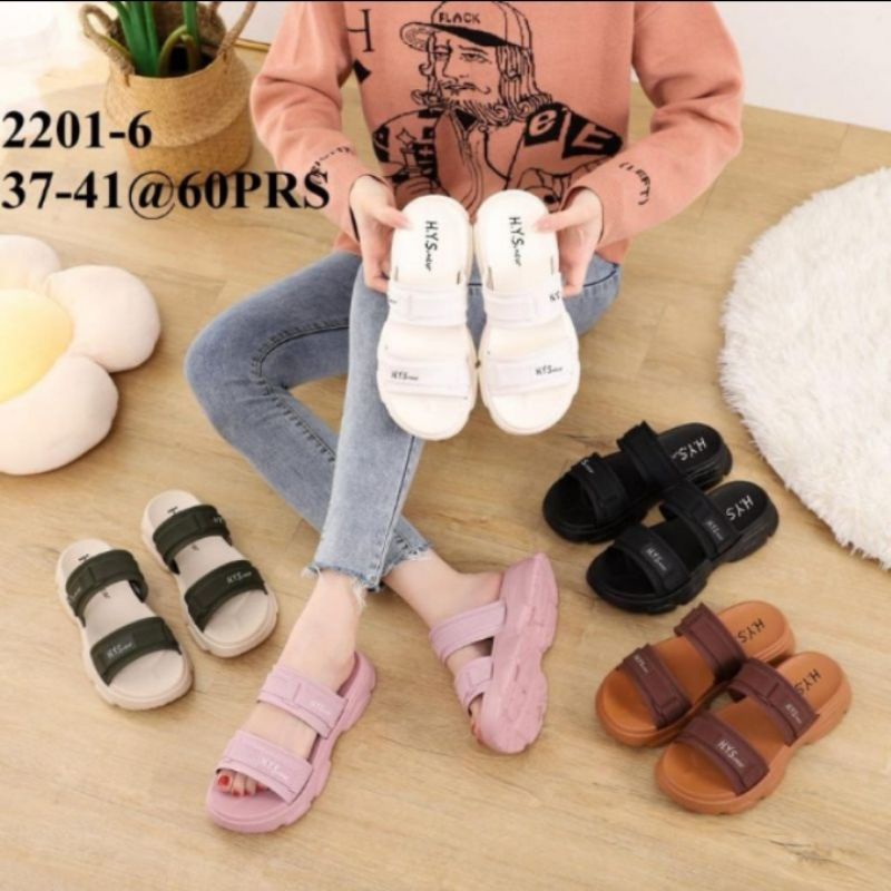 Jual SLOP BAN 2 WEDGES CEWEK NEW / BALANCE 2201-K1 | Shopee Indonesia