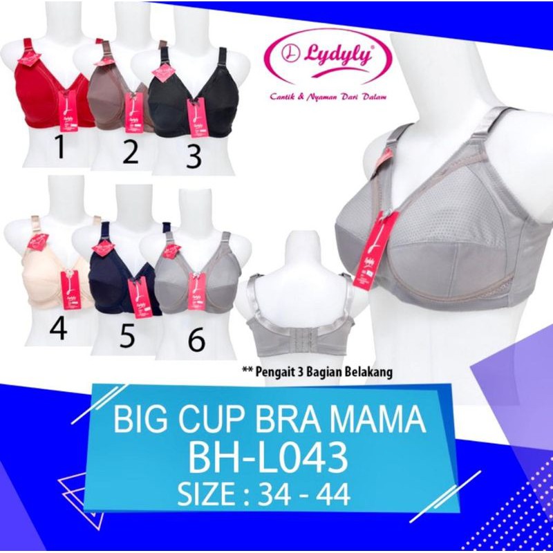 Jual BH | Bra Big Cup LYDYLY L043 (ganti nama lidily) Tanpa Kawat dan ...