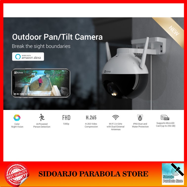 Jual IP Camera CCTV Indoor Wifi Ipcam Ezviz C8C Pro AI Indoor Outdoor ...