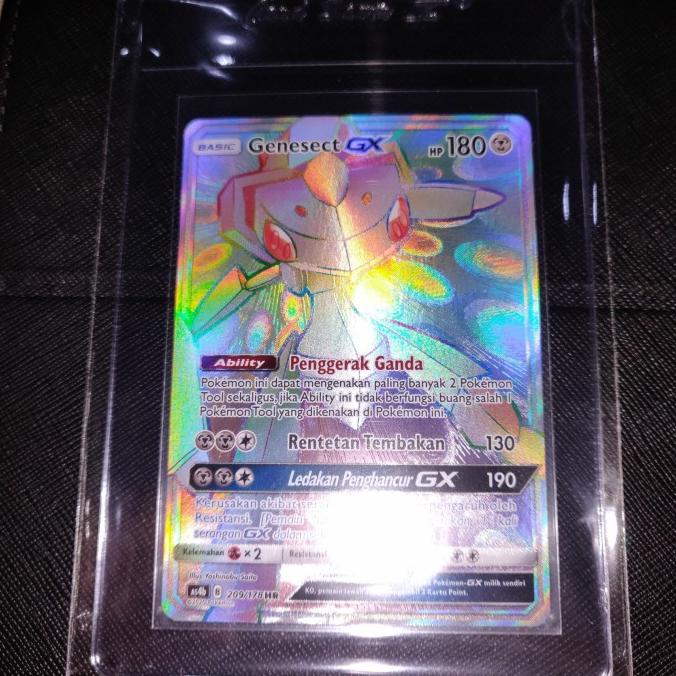 Jual Kartu Pokemon Tcg Id Indonesia As4B Genesect Gx Hr Lp (New Release) | Shopee Indonesia