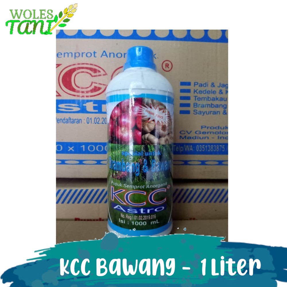 Jual KCC Bawang 1 Liter Pupuk Cair Pembesaran Buah Bawang Brambang | Shopee Indonesia