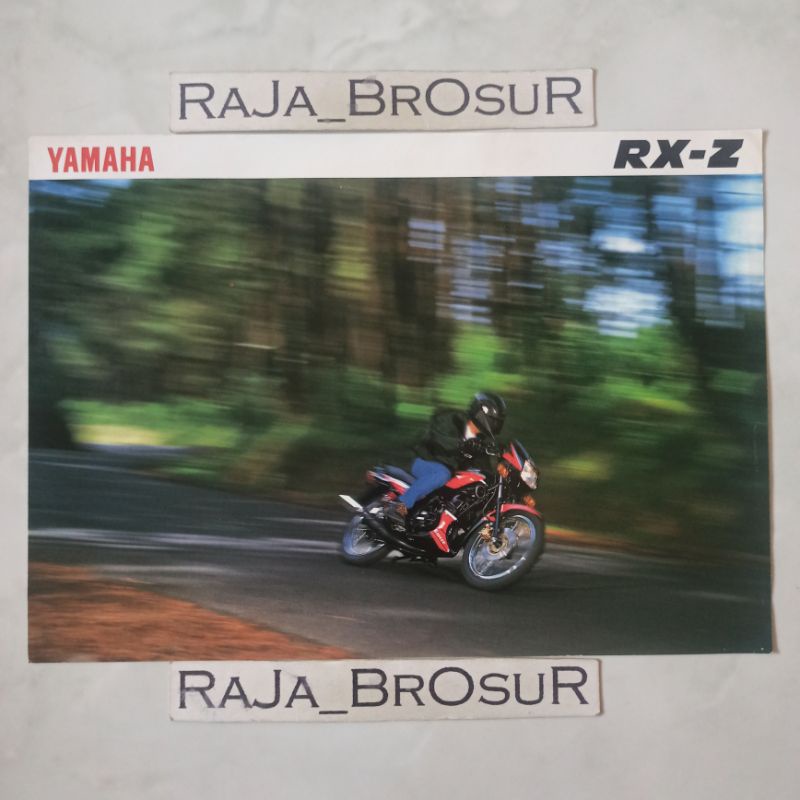 Jual Poster brosur katalog flyer jadul lawas Yamaha RXZ/RX Z 135 6speed ...