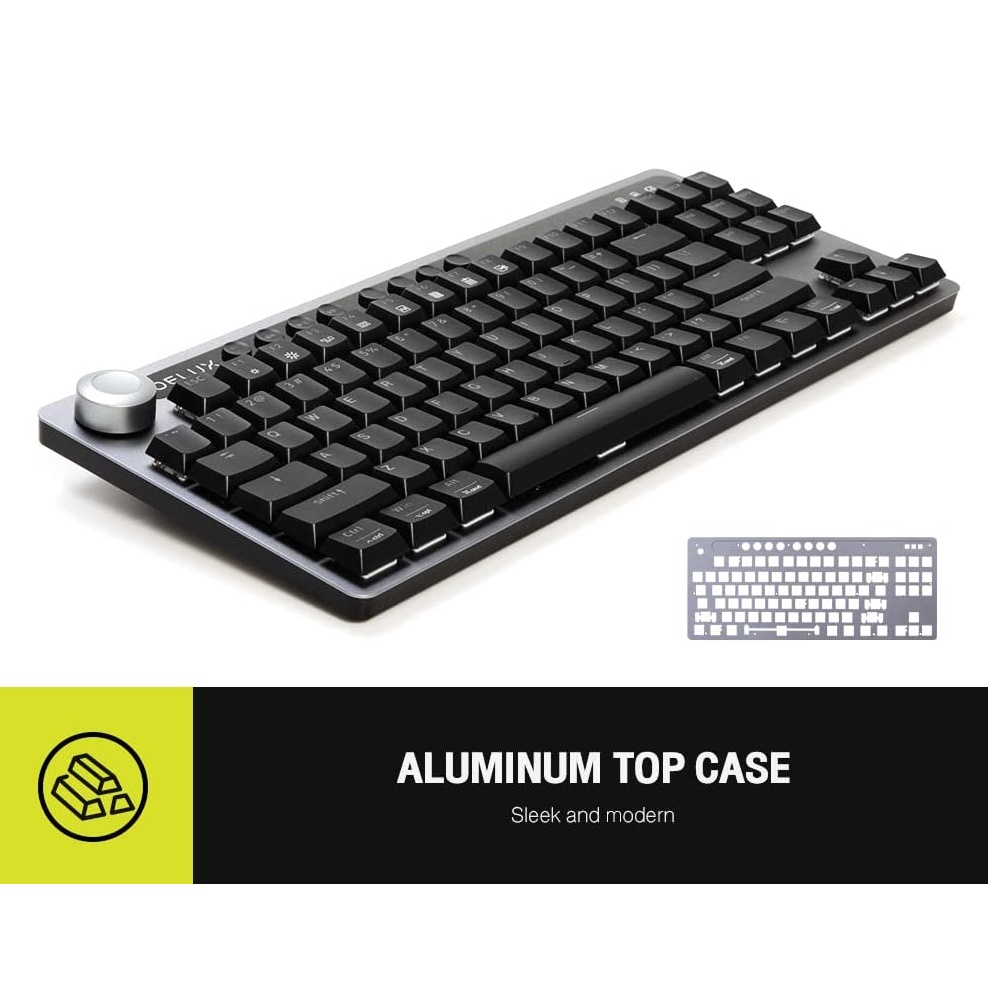Jual Delux KS200 Wireless bluetooth Mechanical Keyboard Multi-Device ...
