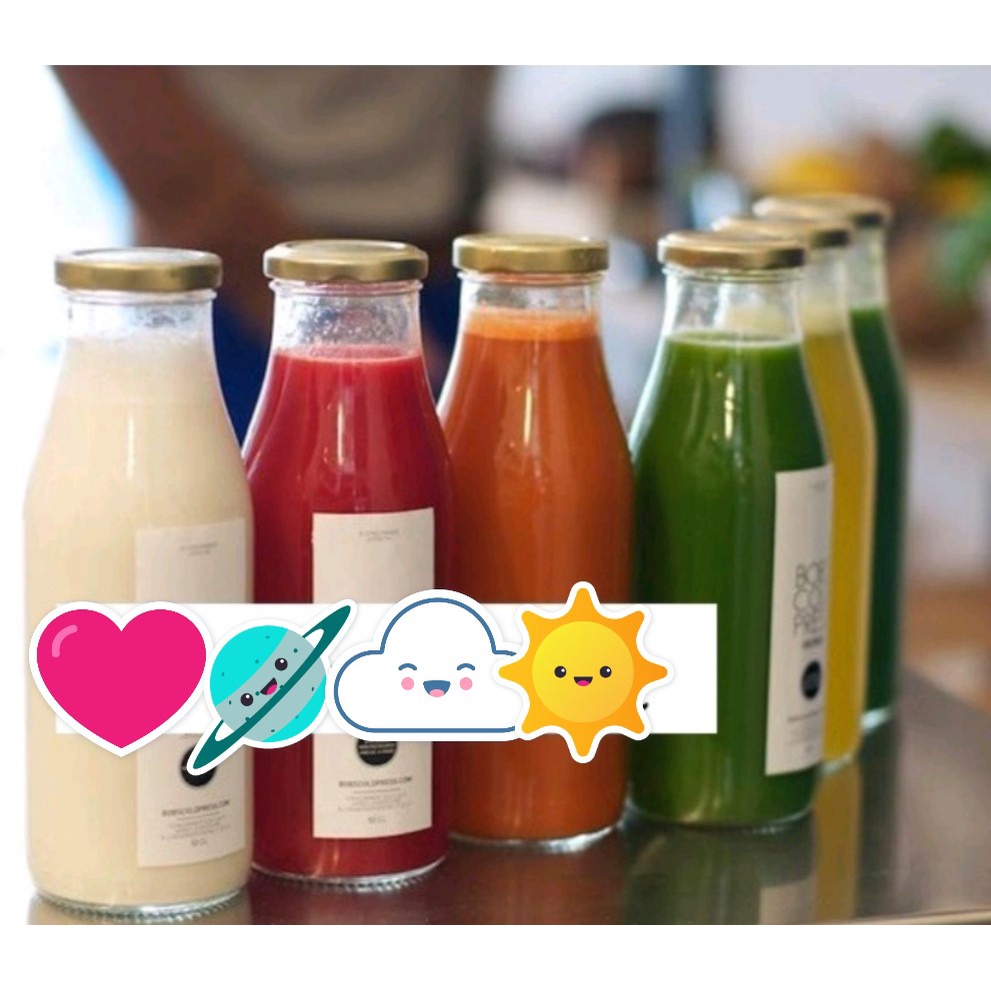 Jual Botol Kaca Jus 200ml 300ml / Botol ASI / Botol Kaca Tutup ...