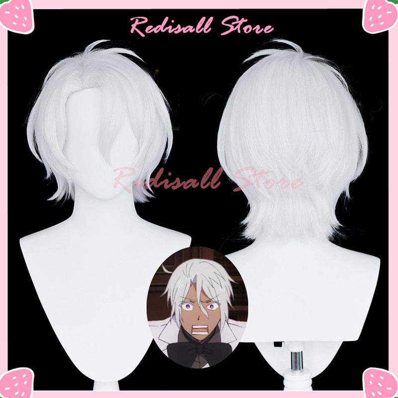 Jual PREORDER The Case Study of Vanitas Cosplay Wig Noe Silver White ...
