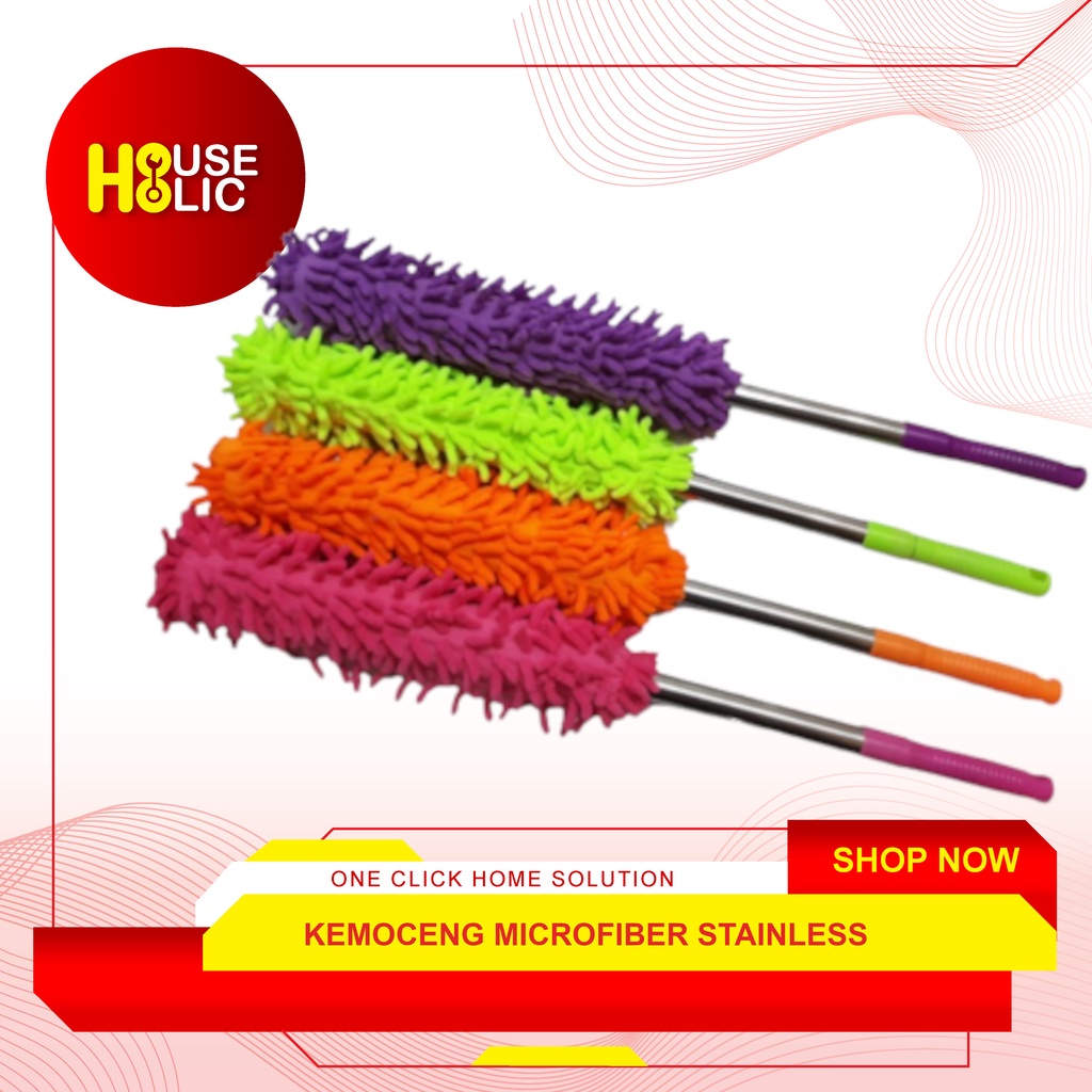 Jual Kemoceng Microfiber / Kemoceng Cendol Stainless / Pembersih Debu ...