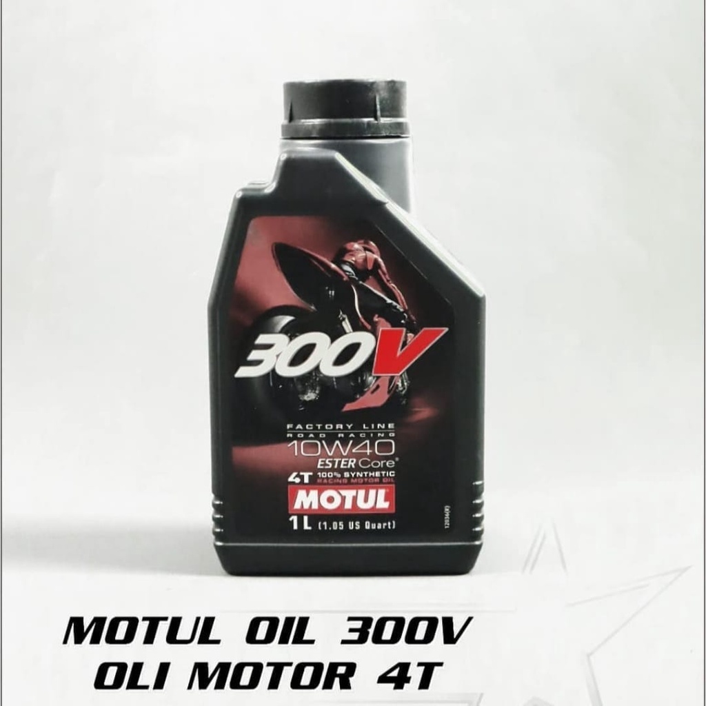 Jual OLI MESIN MOTUL 300V OFFROAD DAN ROAD | Shopee Indonesia