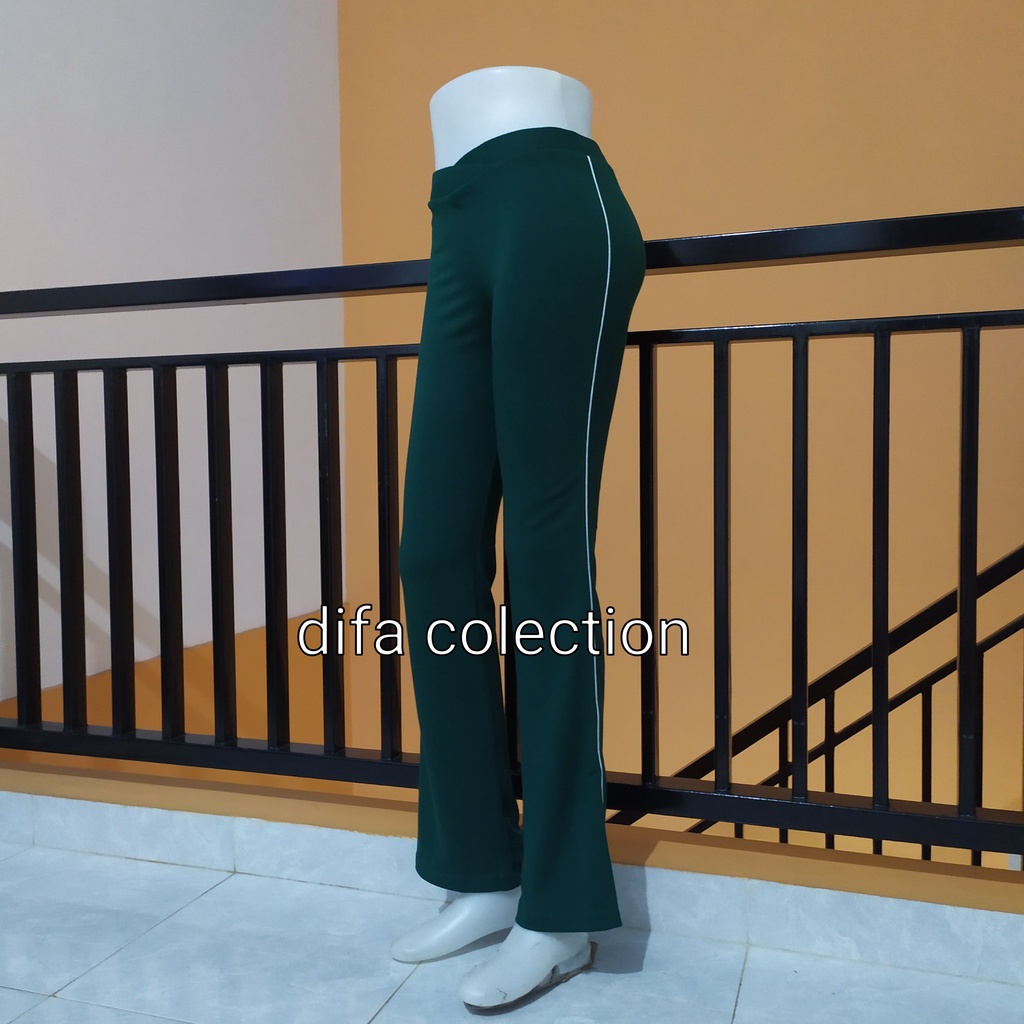 Jual Celana Trening Senam Wanita Model Panjang Variasi Pinggir Lis Satu ...