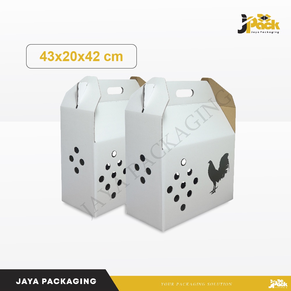 Jual Box Ayam 43x20x42 (orip) Kardus/box/packing/kemasan/ayam/boxayam ...