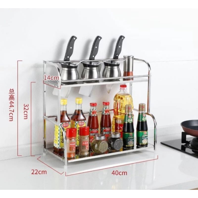 Jual rak dapur/ rak bumbu /rak serbaguna /perabot rumah dapur | Shopee ...