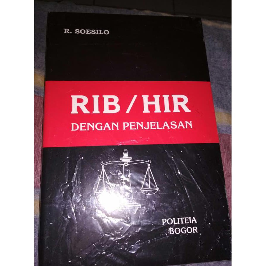 Jual Rib / Hir Dengan Penjelasan By. R. Soesilo Harga Promo | Shopee ...