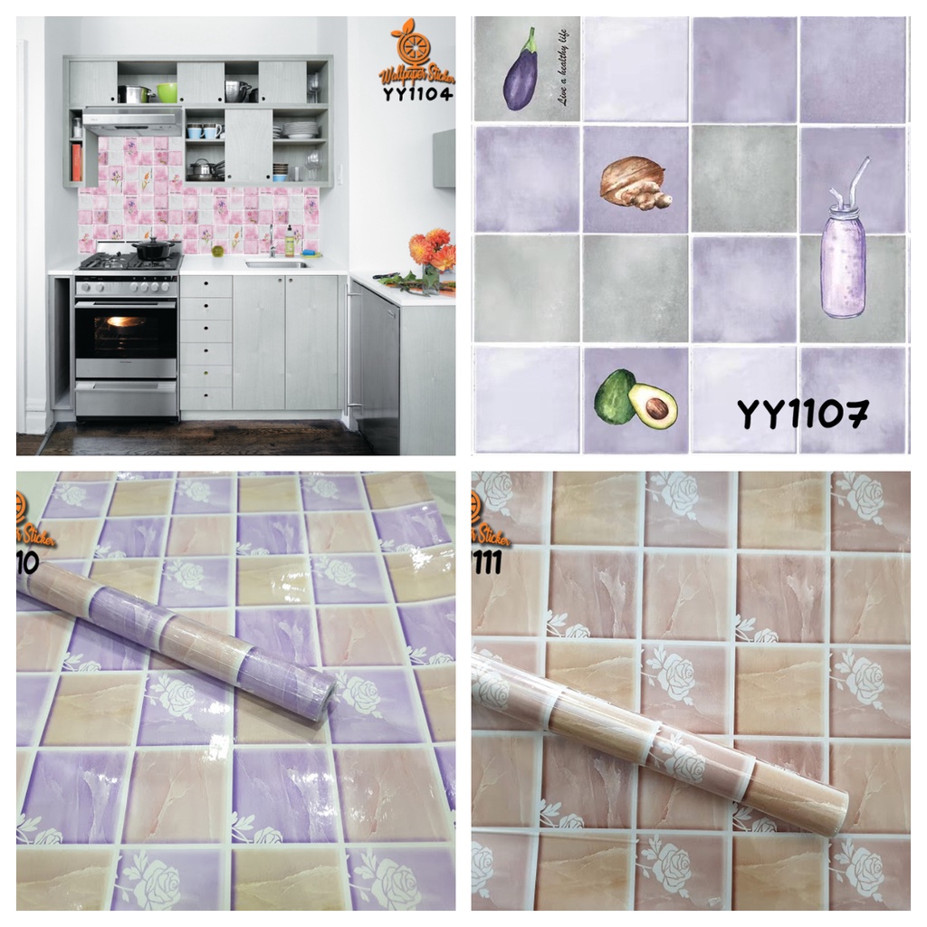 Jual Wallpaper Sticker Dapur Wallpaper Sticker Dapur Cantik Wallpaper ...