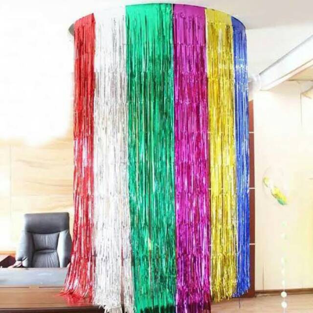 Jual TIRAI RUMBAI / BACKGROUND 2 X 1 METER | Shopee Indonesia