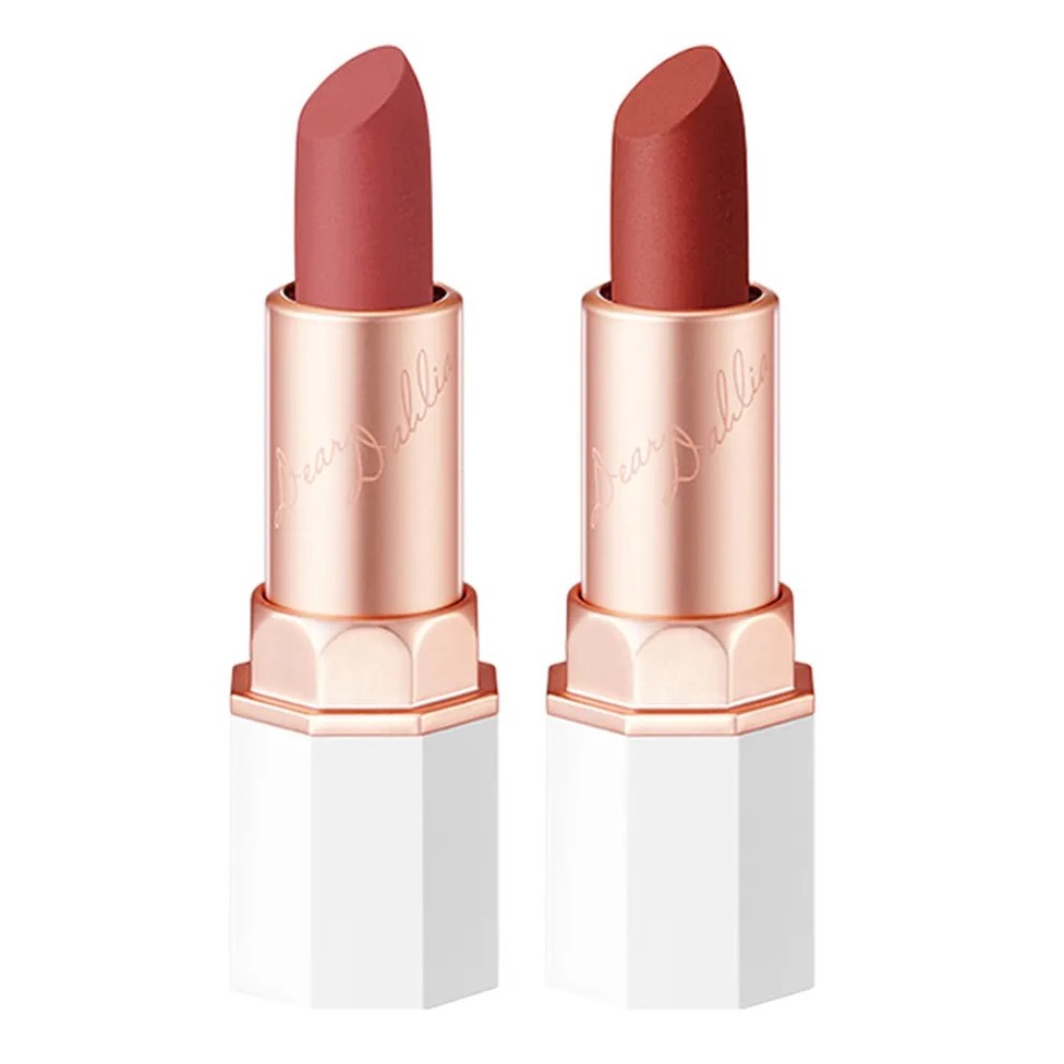 Jual DEARR DAHLIAA Lip Paradise Effortless Matte Lipstick Mini Duo ...