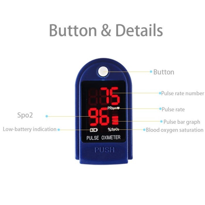 Jual LK 88 OXIMETER SP02 HEART RATE I Fingertip pulse oxymeter LK88 ...