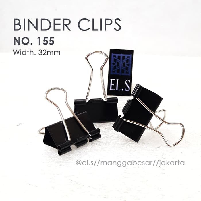 Jual Binder Clips 155 (32mm) | Shopee Indonesia