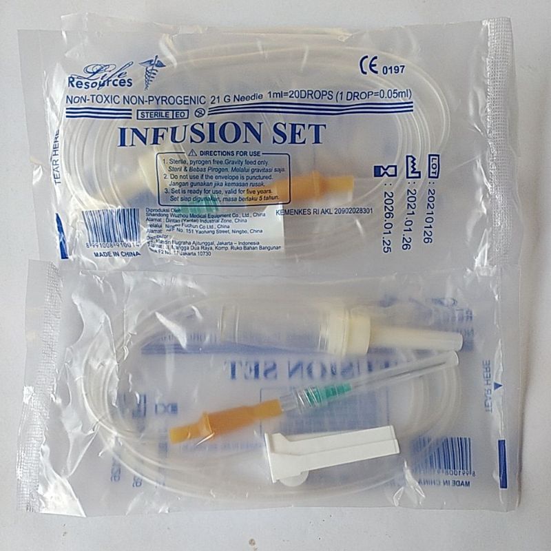 Jual Infusset Dewasa, selang infus,Infusion set | Shopee Indonesia