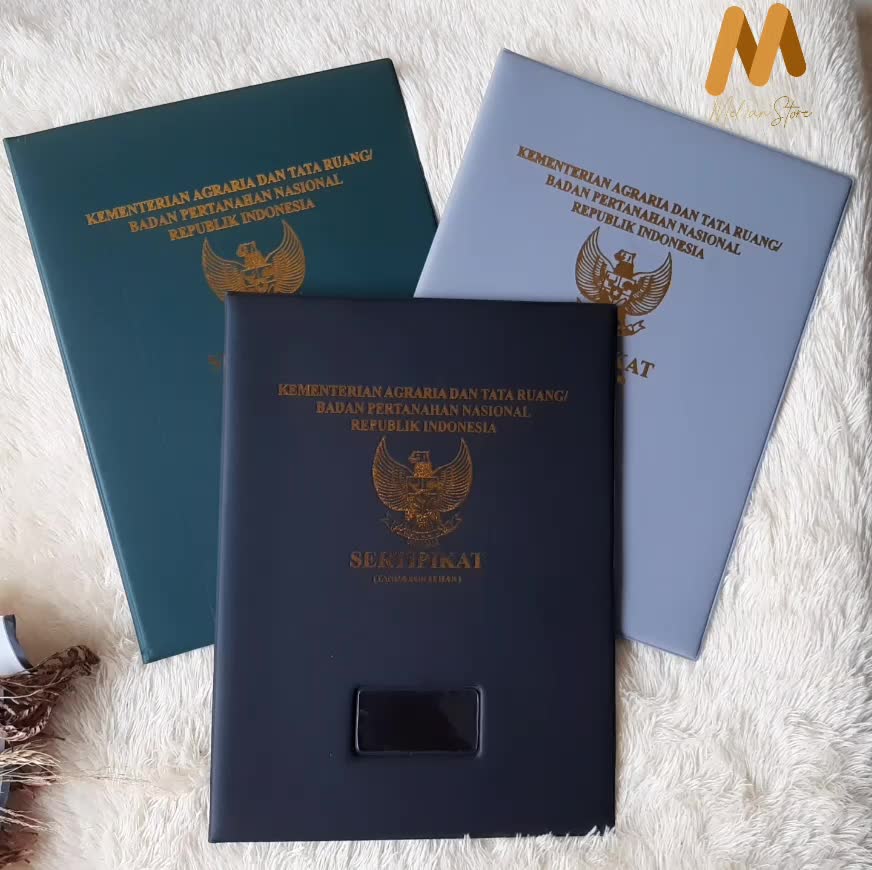 Jual Map sertifikat tanah / Sertipikat Tanah / map sampul sertifikat ...