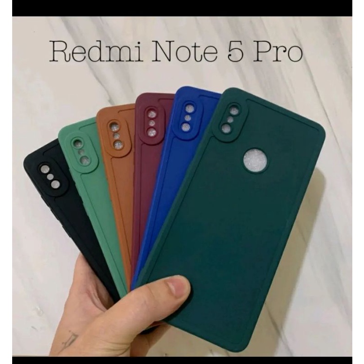 Jual REDMI NOTE 5 PRO Case Pro Camera Matte Silikon Warna Candy Protect ...