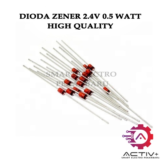 Jual ORIGINAL DIODA ZENER 2.4V 1/2W ZENER 2V4 ZENER DIODE 2,4 V 0.5WATT ORI MIC VOLTAGE ...
