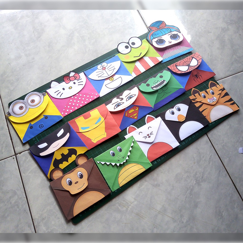 Jual Amplop Karakter lucu amplop lebaran lucu bisa satuan bisa campur ...